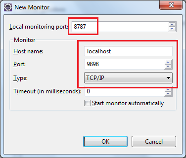 How to monitor SOAP Messages using TCP/IP Monitor in Eclipse